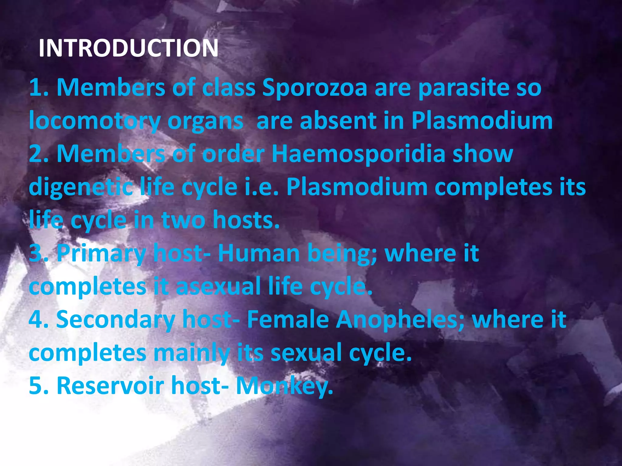Lifecycle of Plasmodium | PPTX