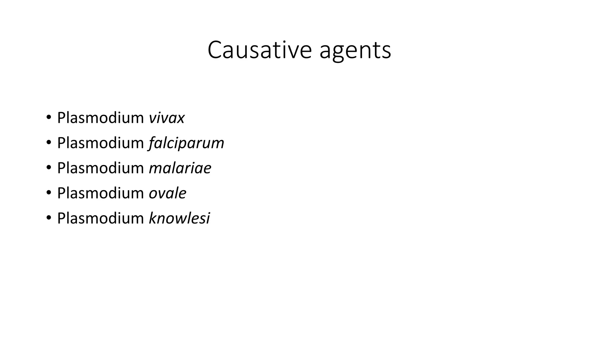 Malaria- Introduction and life cycle of plasmodium | PPTX