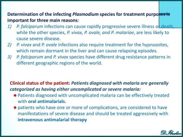 Plasmodium spp.pptx | Infectious Diseases | Diseases and Conditions