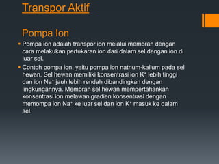PLASMOLISIS DAN TRANSPOR AKTIF PADA SEL.pptx