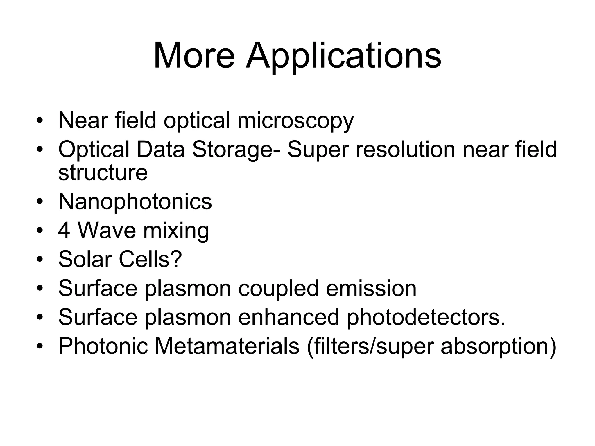 Plasmonics | PPT