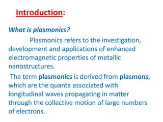 Plasmonics | PPT