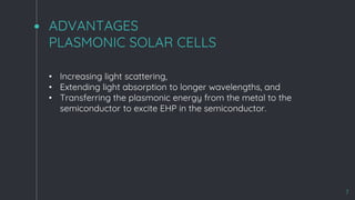 PLASMONIC SOLAR CELLS.pptx