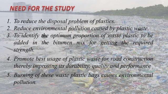 Plastic Waste Road and its Construction | PPTX
