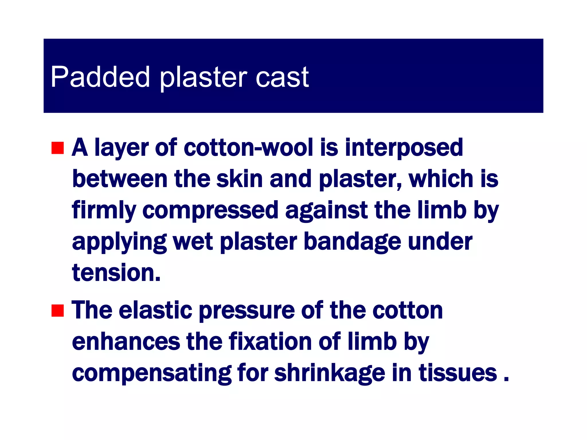 Plaster of Paris and Plaster Technique | PPTX