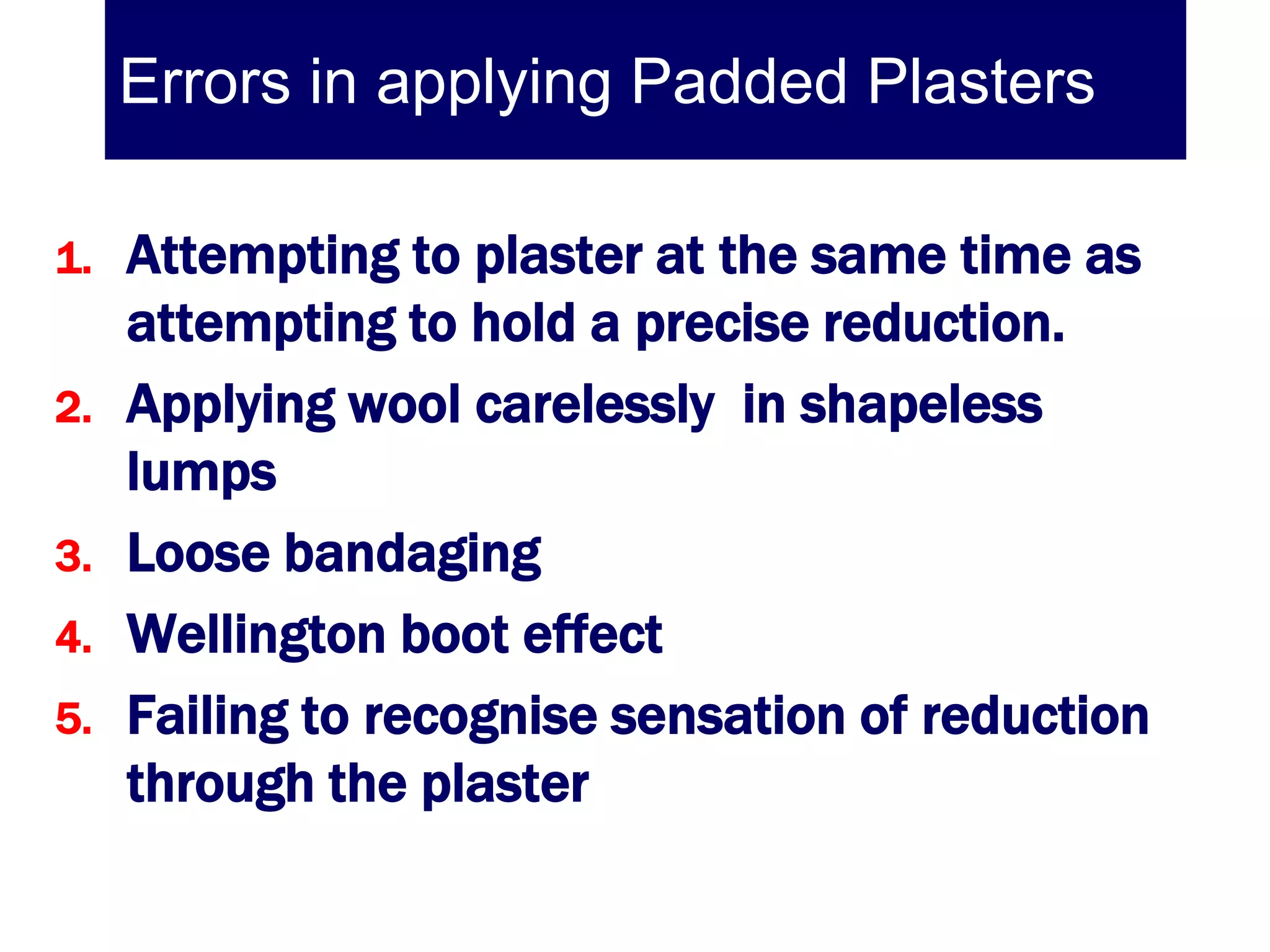 Plaster of Paris and Plaster Technique | PPTX