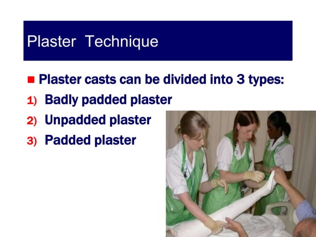 Plaster of Paris and Plaster Technique | PPTX