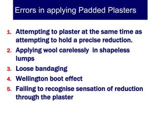 Plaster of Paris and Plaster Technique | PPTX