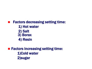 Plaster of Paris and Plaster Technique | PPTX