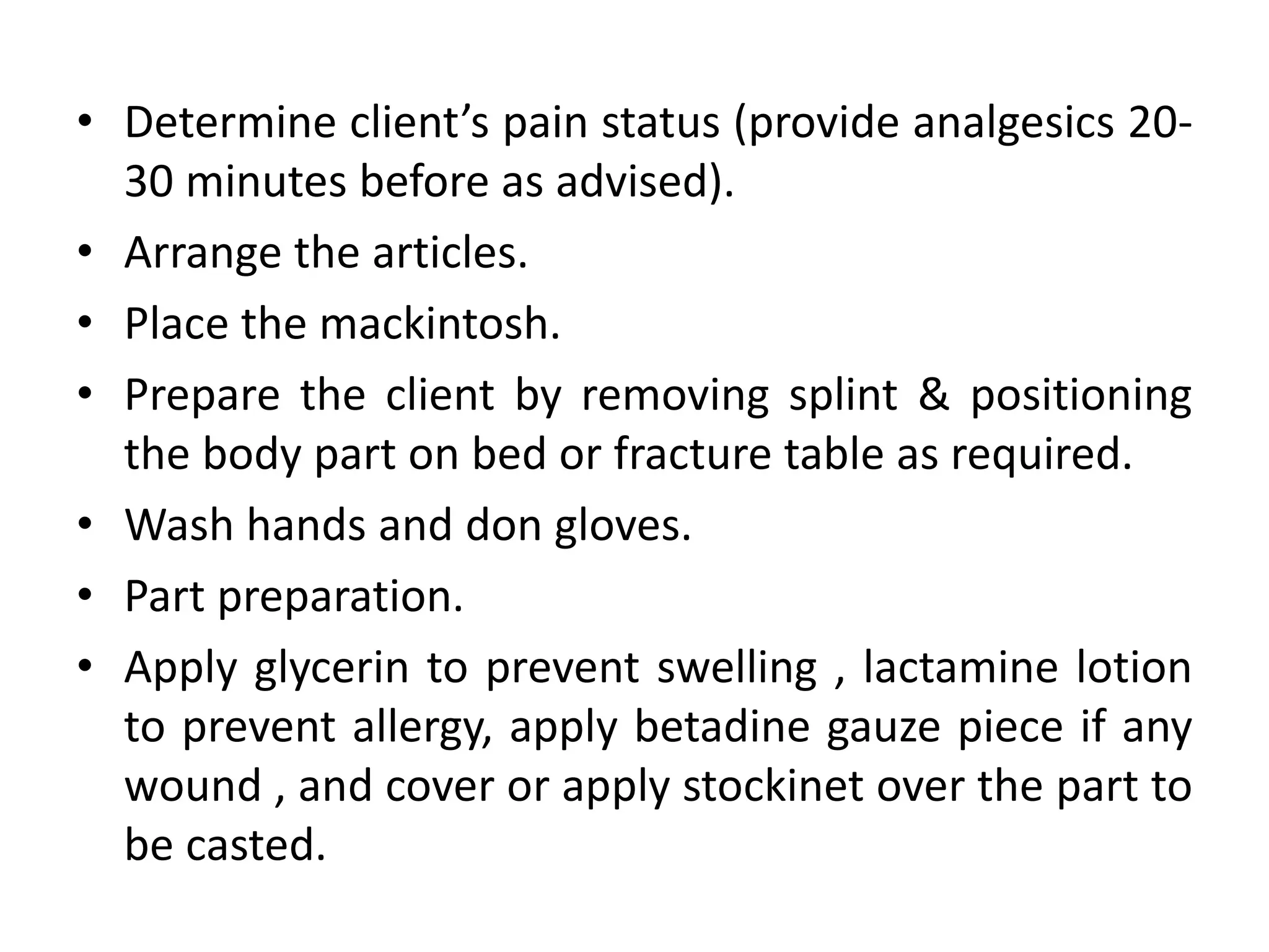 Plaster cast and its type | PPTX