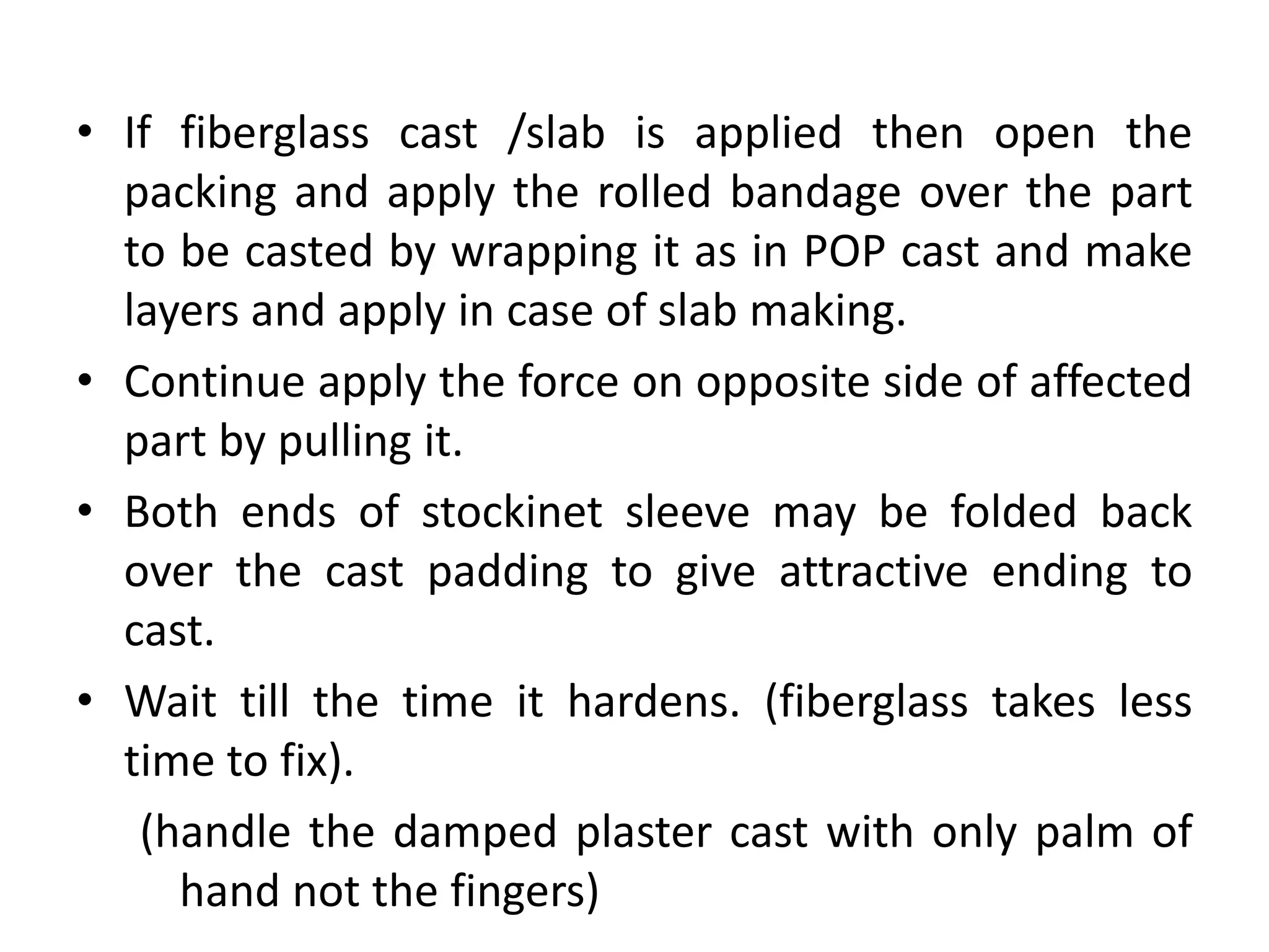 Plaster cast and its type | PPTX