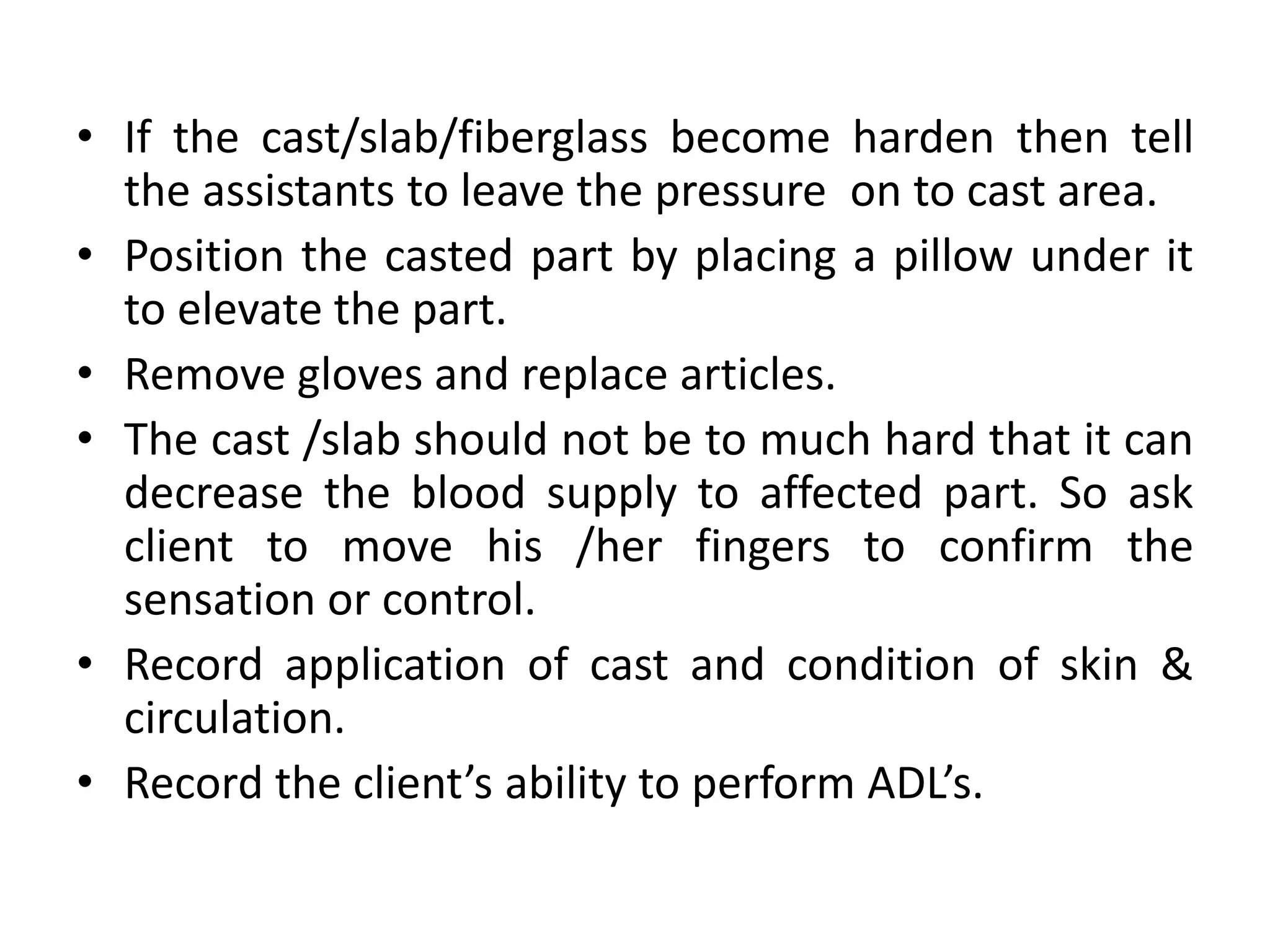 Plaster cast and its type | PPTX