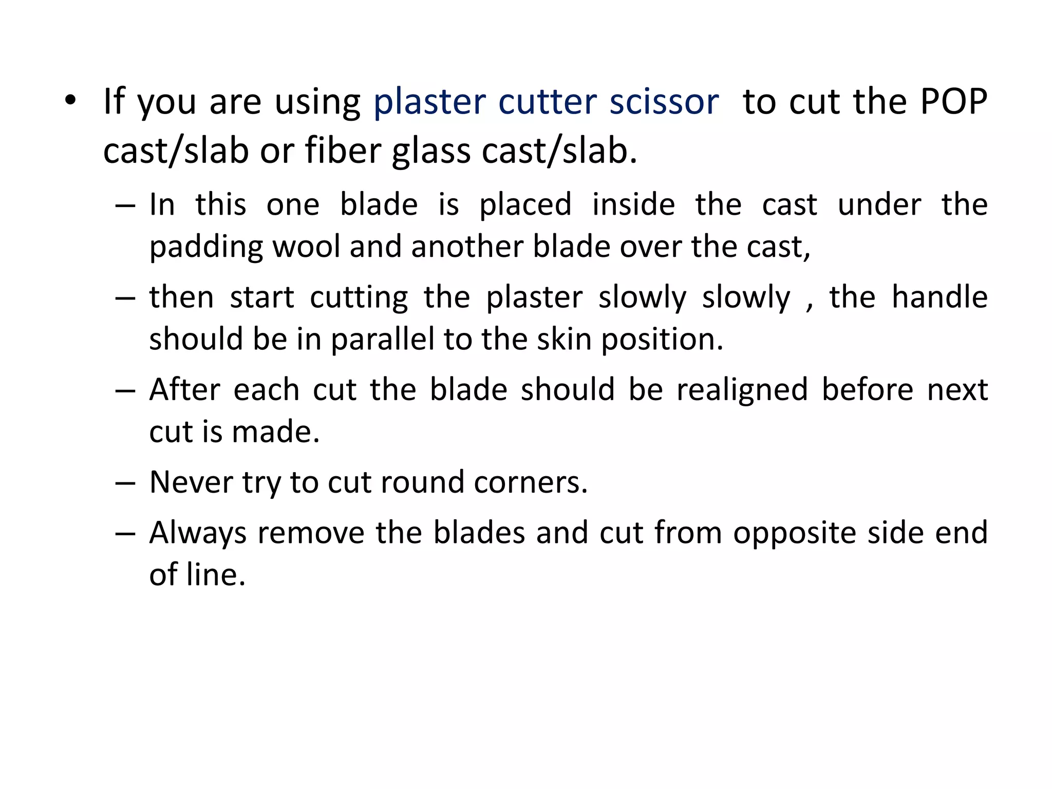 Plaster cast and its type | PPTX