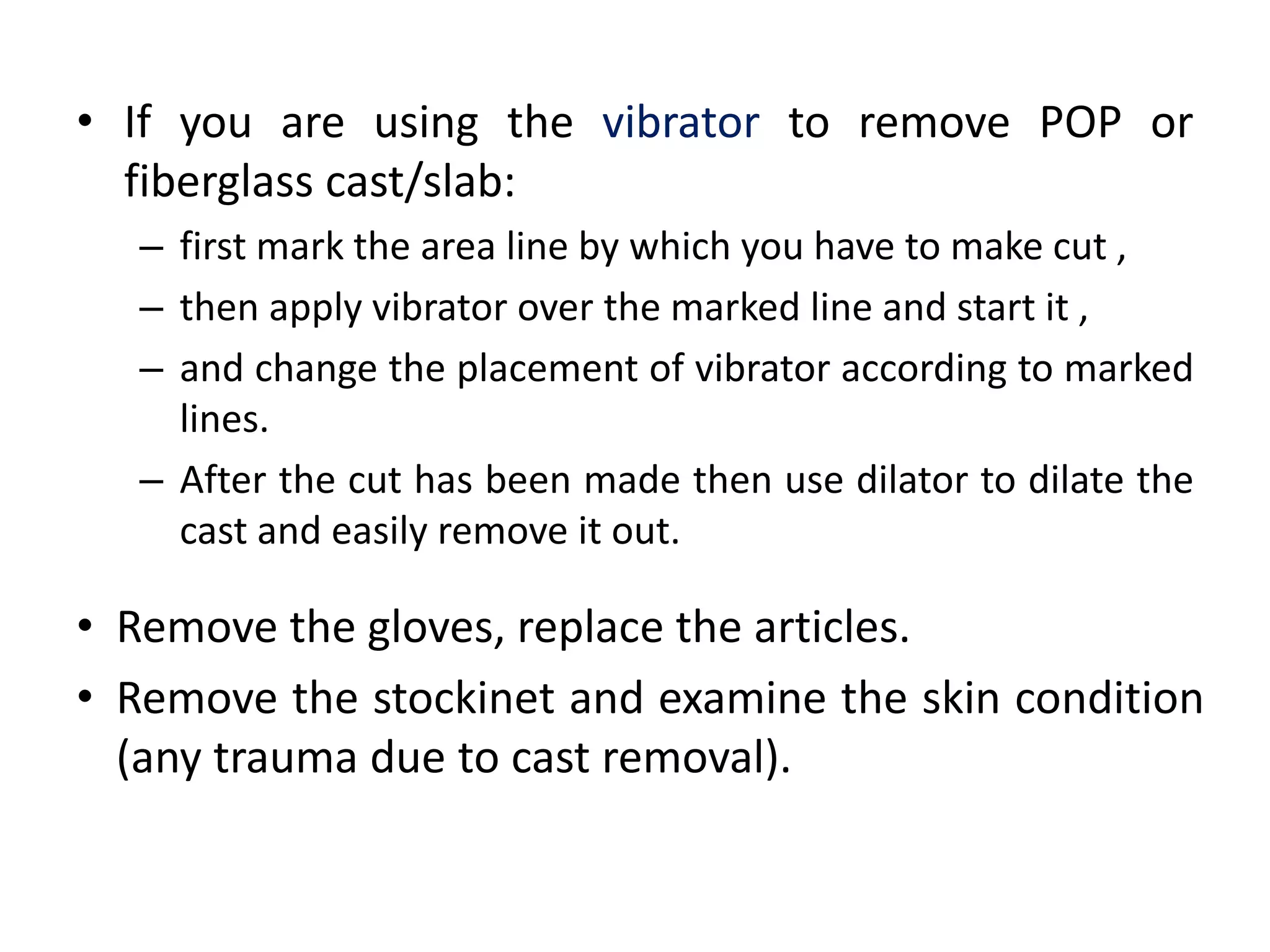 Plaster cast and its type | PPTX