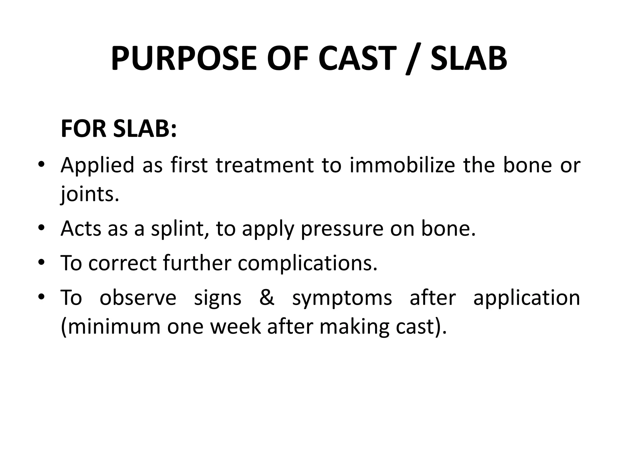Plaster cast and its type | PPTX