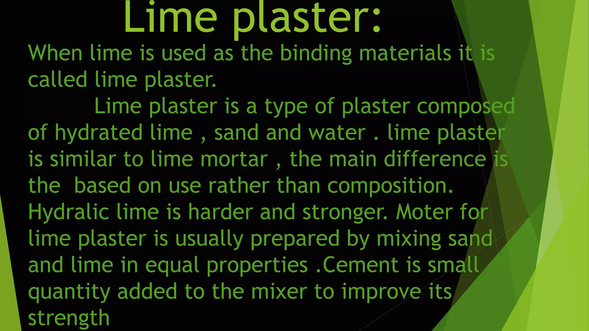 Plastering | PPTX