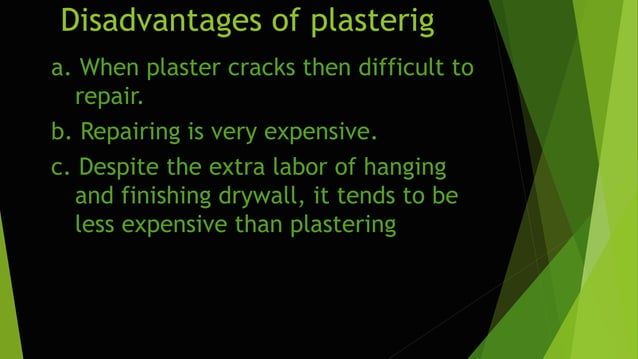 Plastering | PPTX
