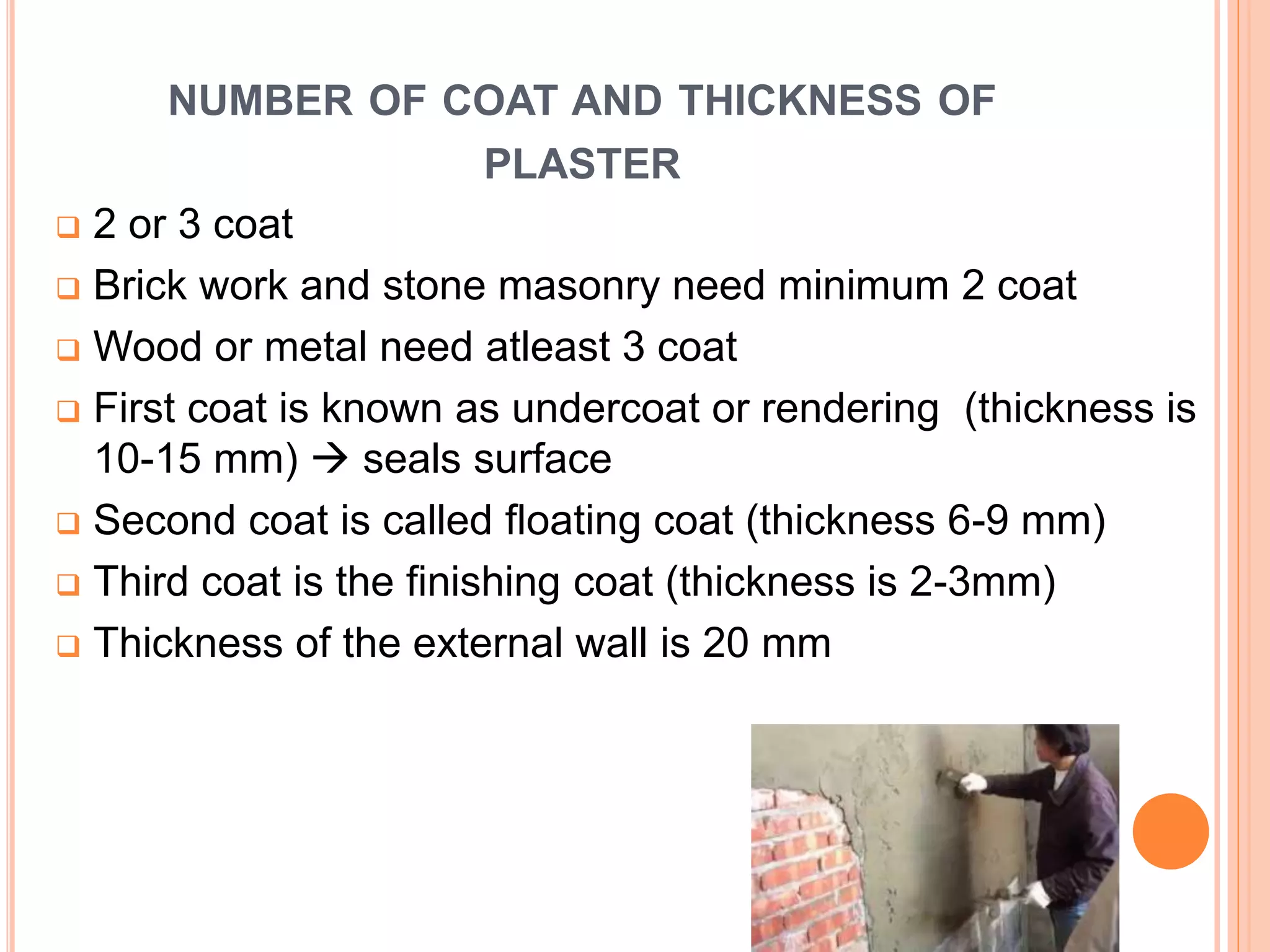 Plastering | PPTX