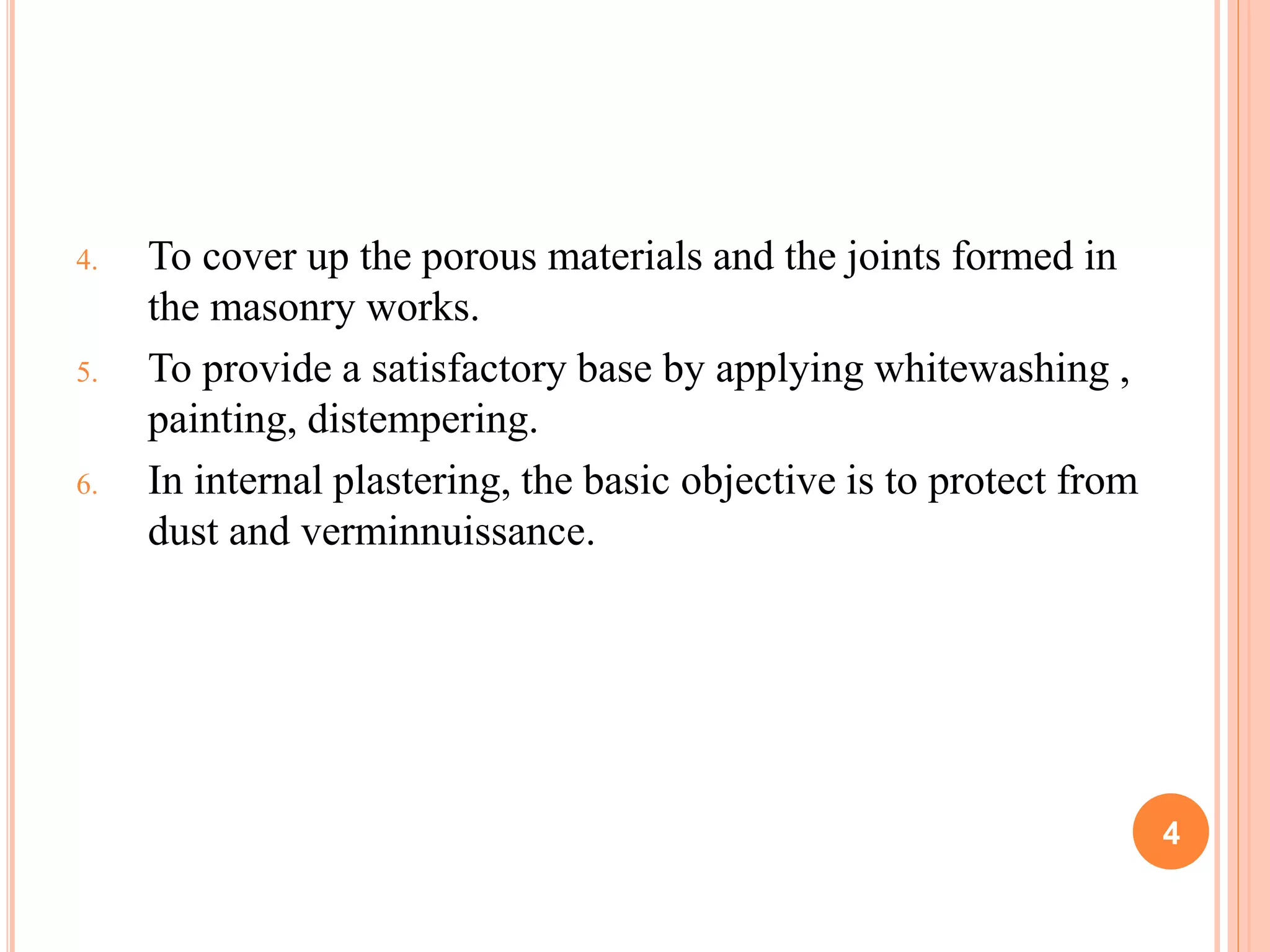 Plastering ppt | PPTX