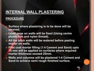 Plastering ppt | PPTX