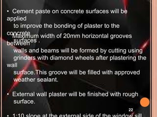 Plastering ppt | PPTX
