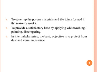 Plastering ppt | PPTX