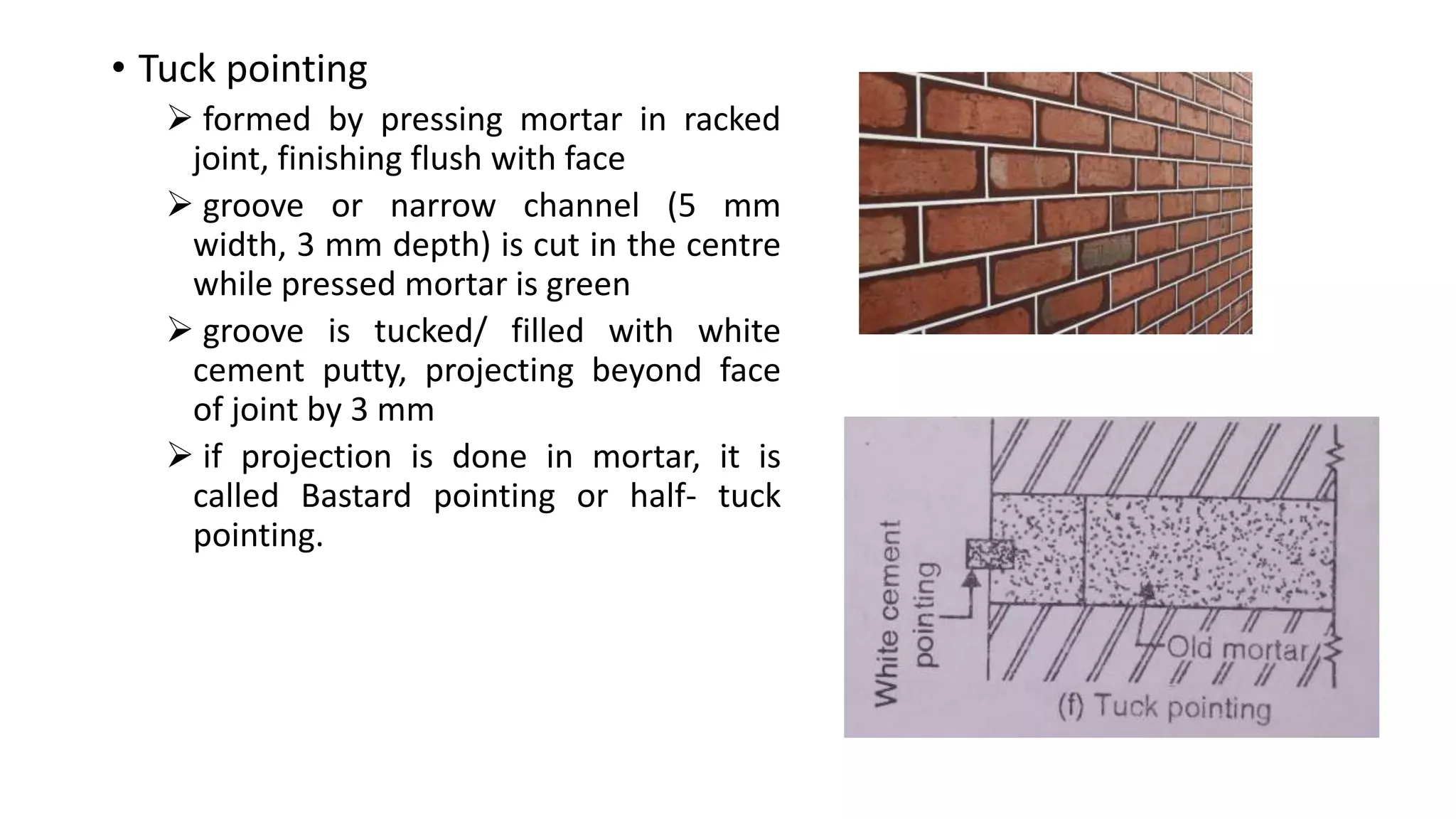 Plastering and pointing | PPTX