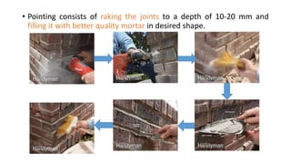 Plastering and pointing | PPTX