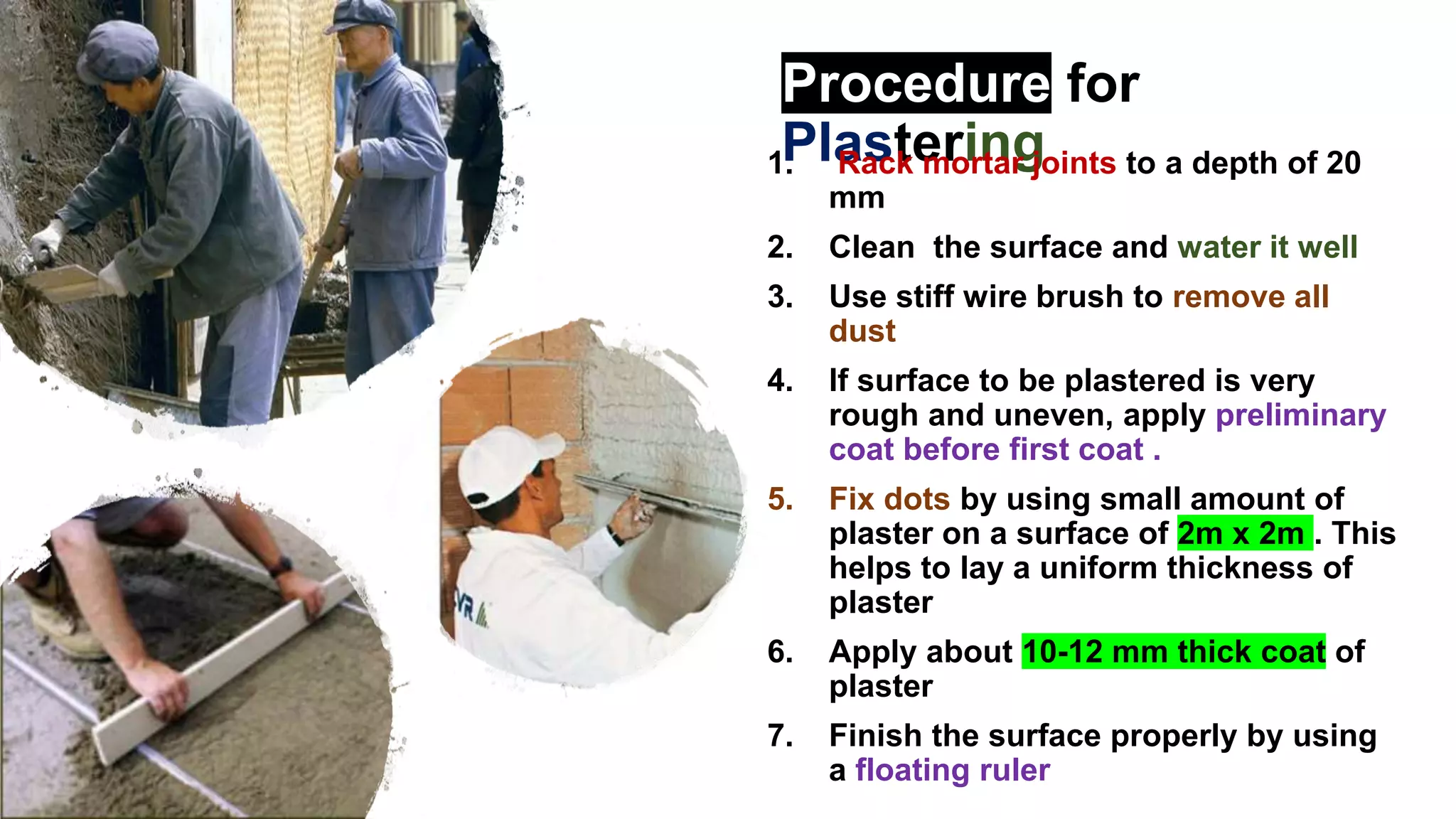 Plastering by mani | PPT