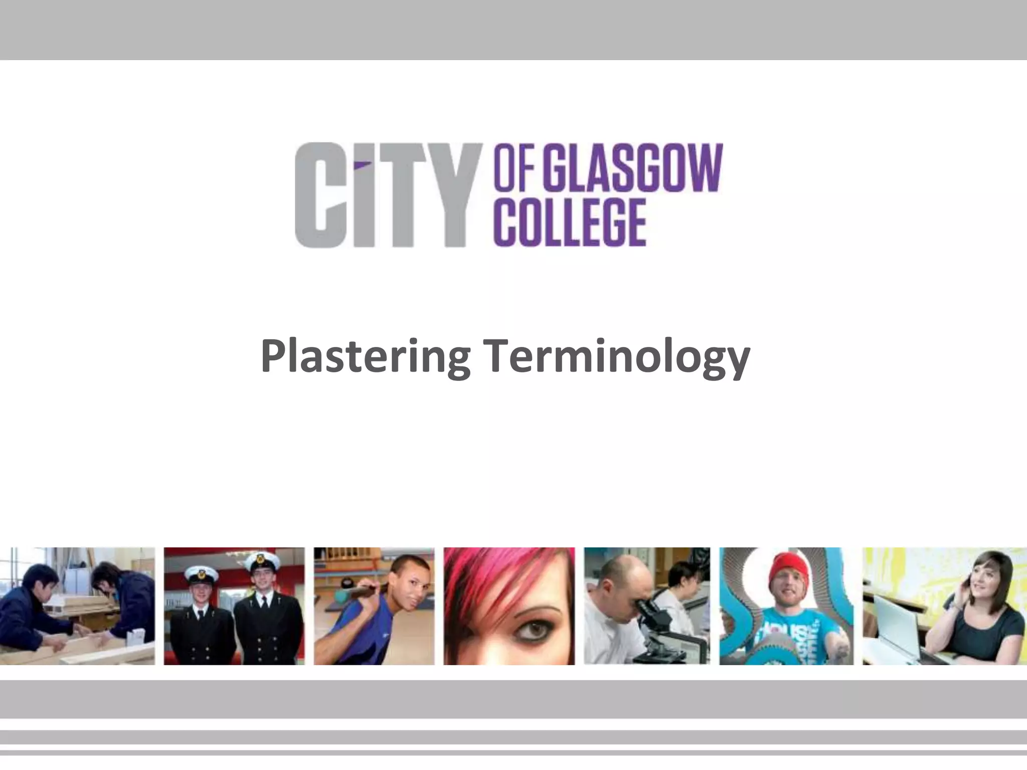 Plastering Terminology | PPTX