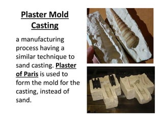 PLASTER casting mold expendable process. | PDF