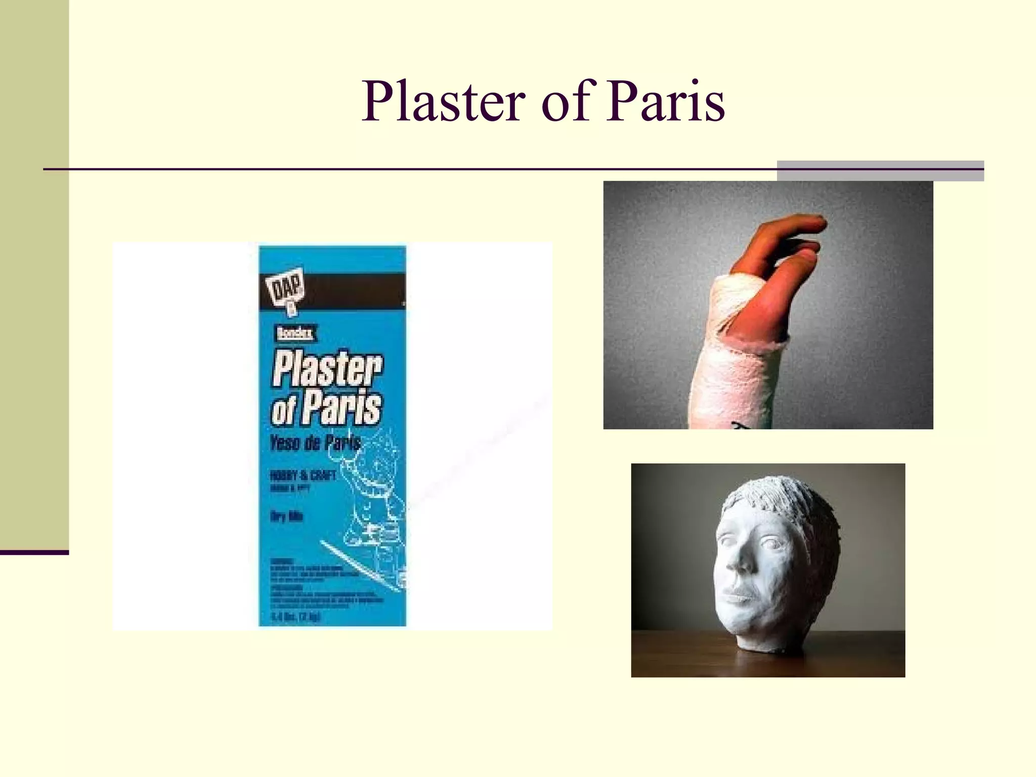 Plaster of paris | PPT