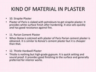 Plaster of paris services in panchkula | PPT