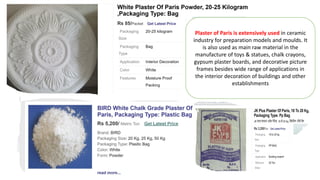 Plaster of paris | PDF