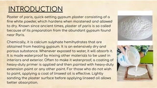 Plaster Of Paris | Properties |Types |Uses | PDF