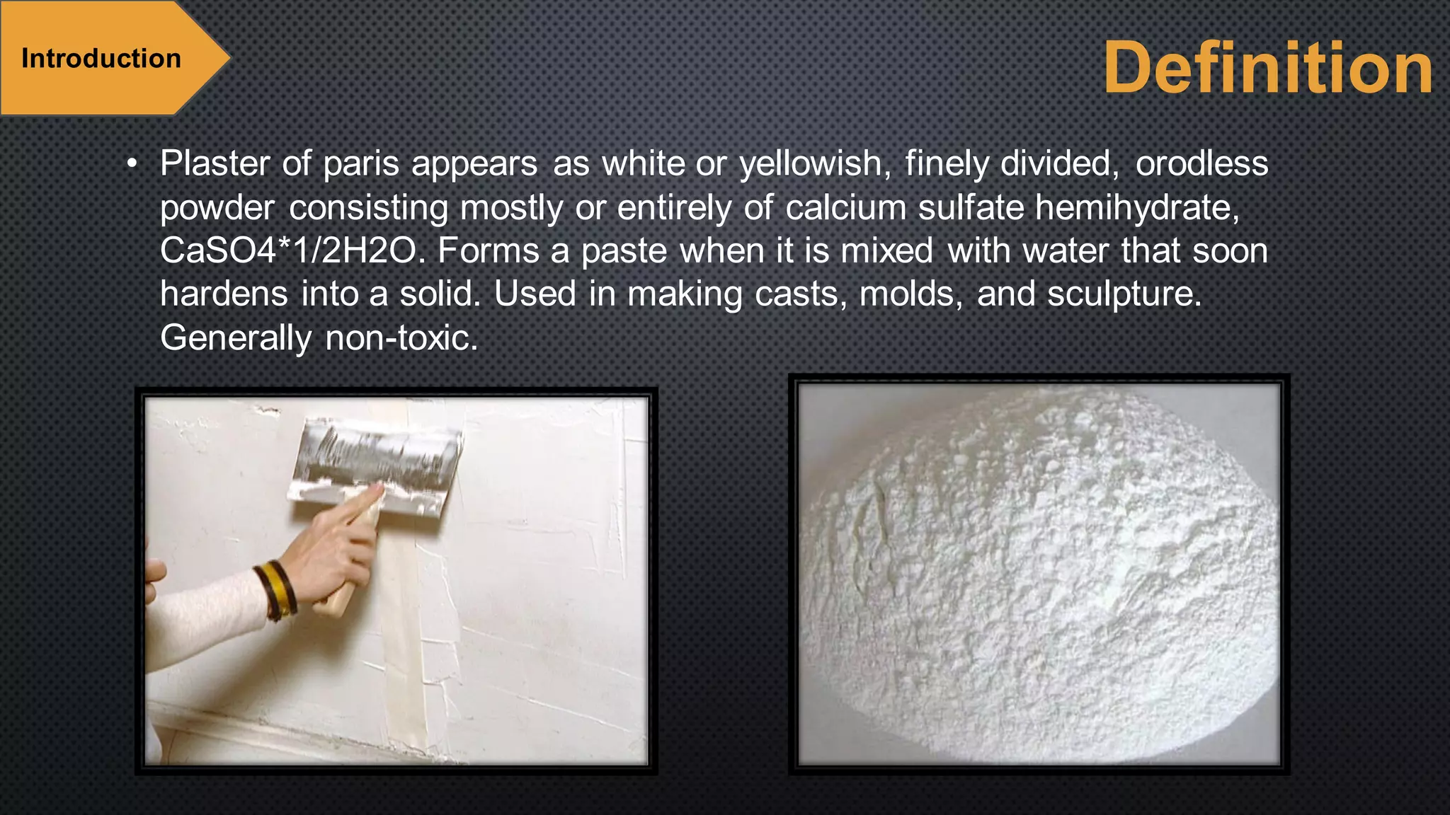 Plaster of paris | PDF
