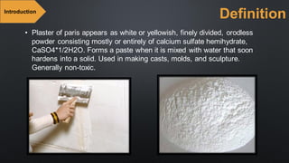 Plaster of paris | PDF