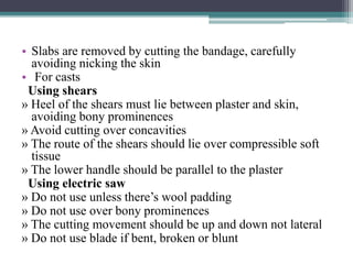 Plaster of paris ,synthetic casts and Functional cast bracing | PPTX
