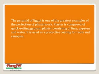 Importance of Plaster | PPT