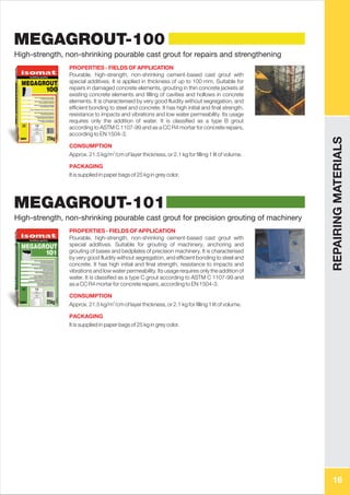 ISOMAT_Plasters & mortars | PDF