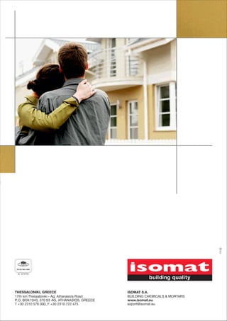 ISOMAT_Plasters & mortars | PDF