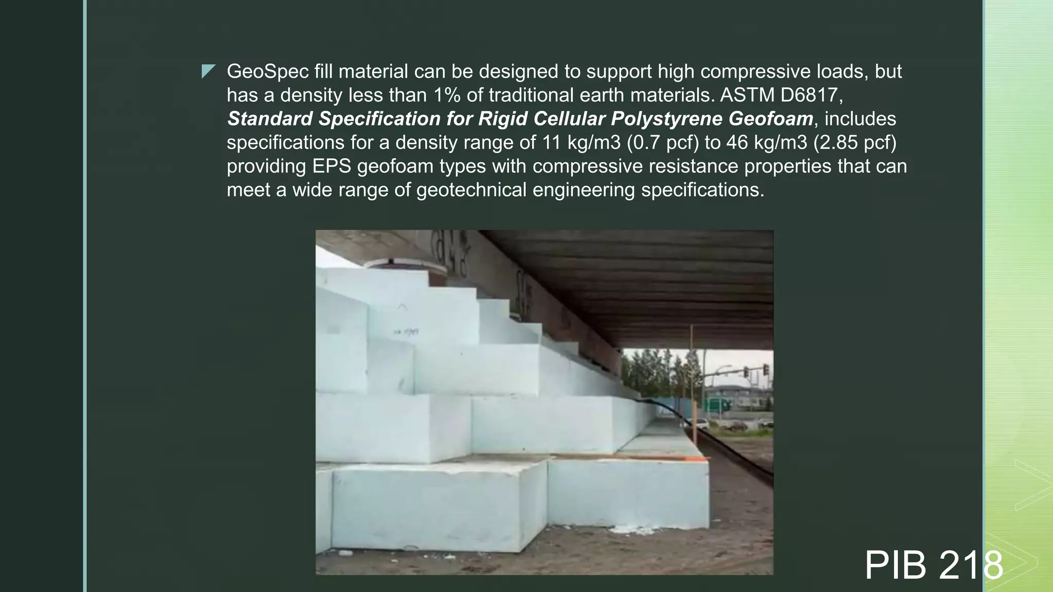 PlastiFab GeoSpec Lightweight Fill Material PIB218 | PPT