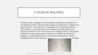 Plastias en z, retraccion de cicatrices. principios de las cirugía ...