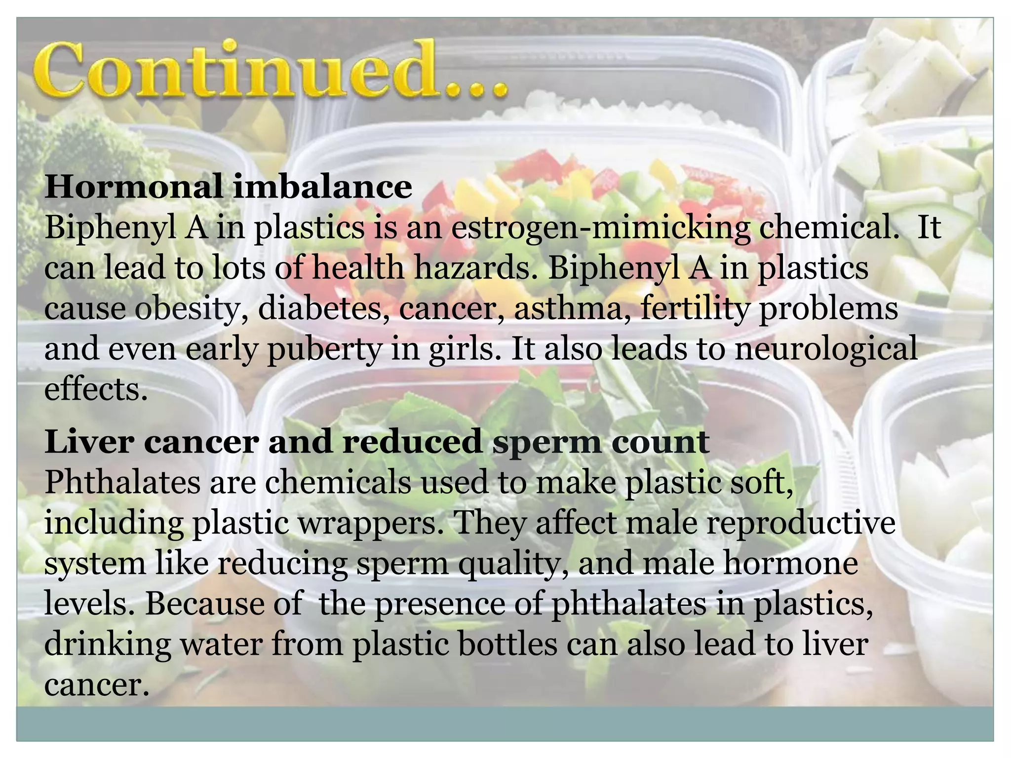 Plastic and its harmful effects | PPTX