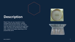 Plastic Packaging Tray | PPT