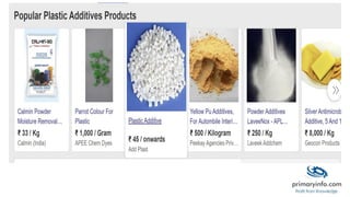 Plastic additives | PPT