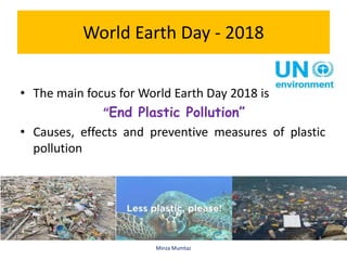 Plastic pollution- An introduction | PPTX