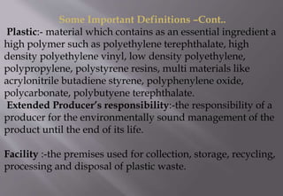 Plastic-Pollution ,plastics and the contamination of recyclable ...