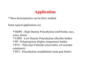 Plastic-processing blow moulding calendering | PPTX