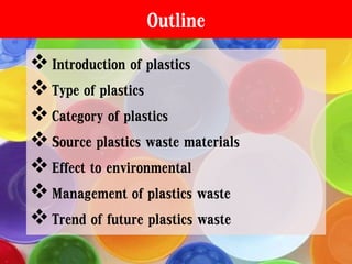 Plastic waste management | PPTX